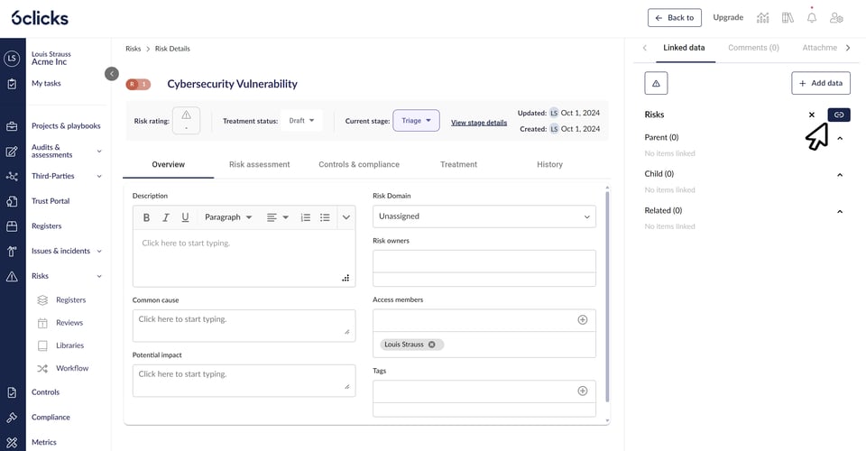Risk relationships: A new dimension in risk management