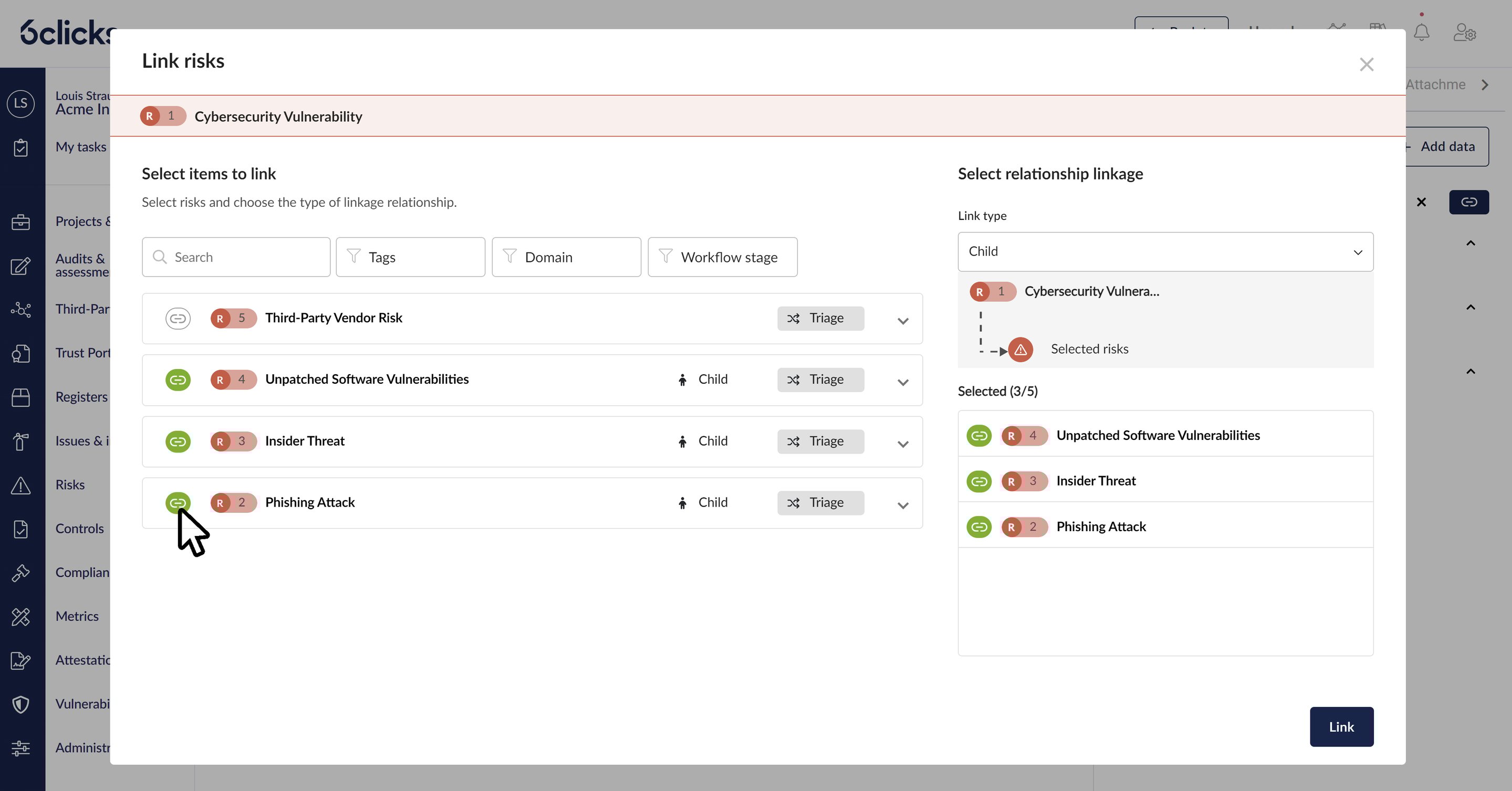 Risk relationships: A new dimension in risk management
