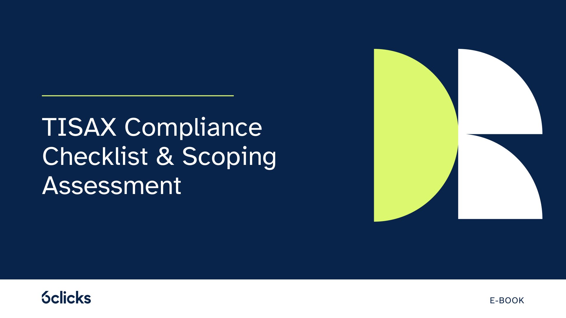 eBook: TISAX Compliance Checklist & Scoping Assessment